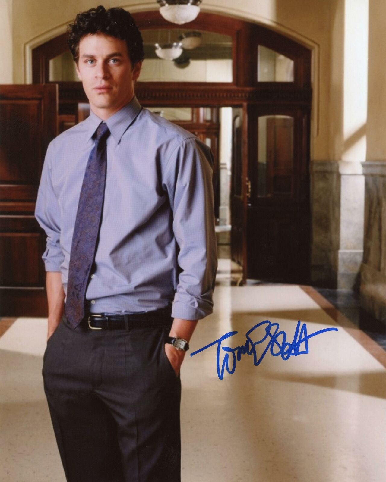 Tom Everett Scott "Philly" AUTOGRAPH Signed 8x10 Photo ACOA Collectible Memorabilia | Autographia