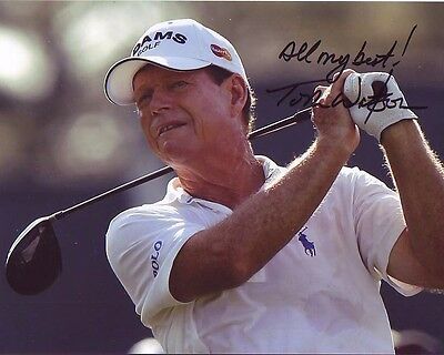 TOM WATSON Signed Autographed PGA GOLF Photo | Autographia