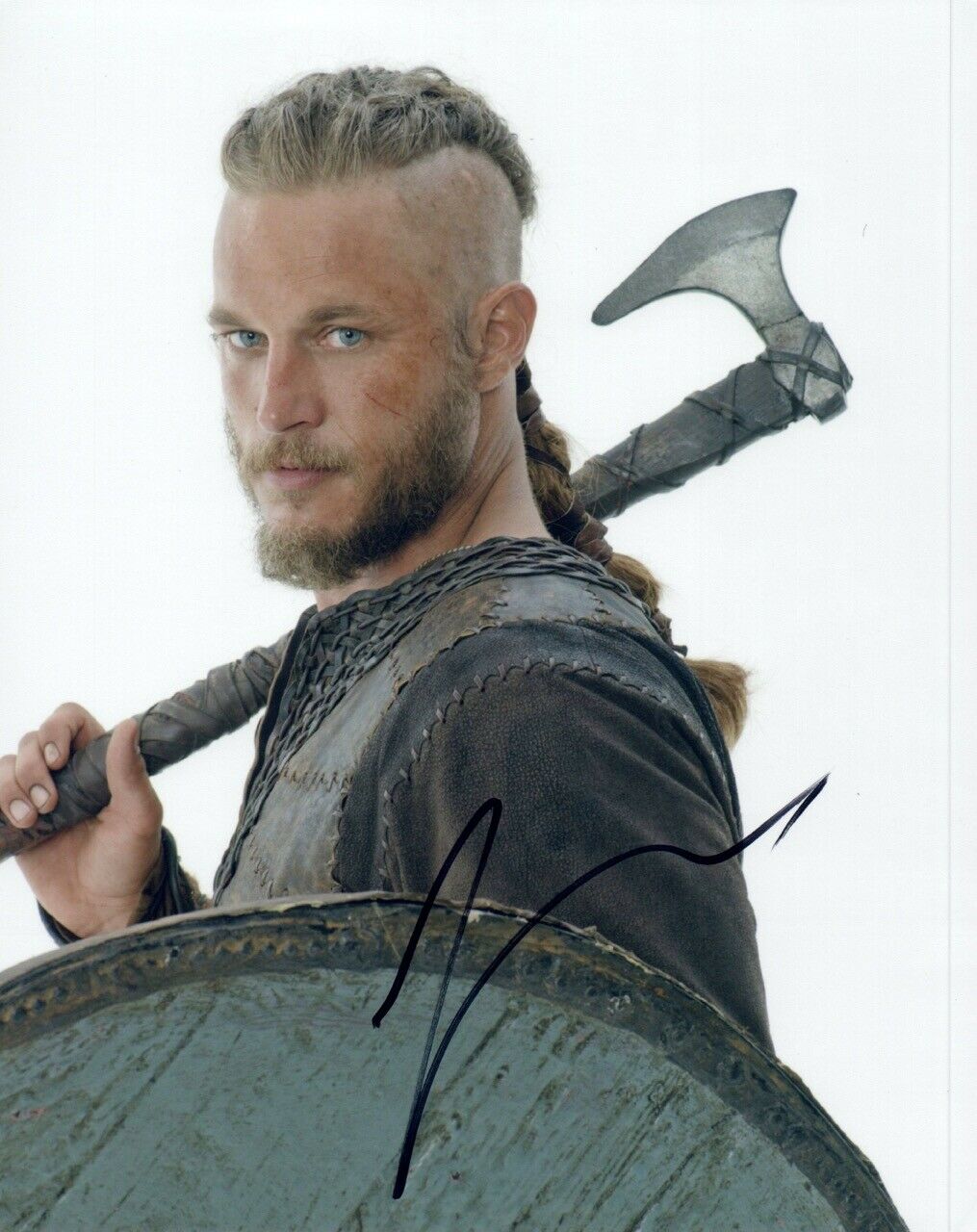 Travis Fimmel Signed Autographed 8x10 Photo Vikings Warcraft Actor COA ...