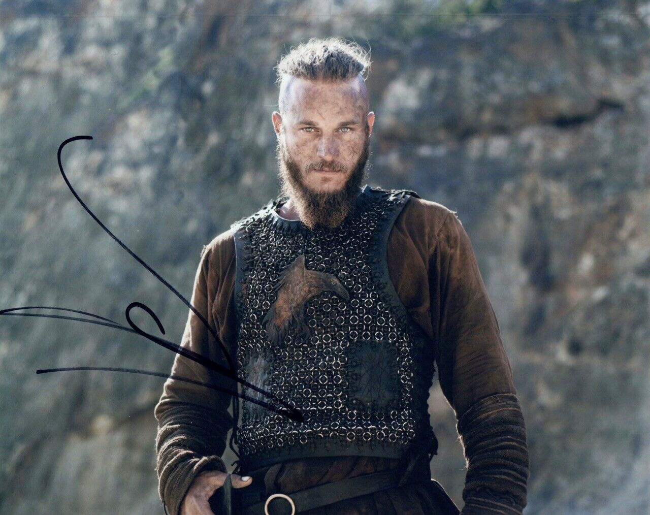 Travis Fimmel Signed Autographed 8x10 Photo Vikings Warcraft Actor COA ...