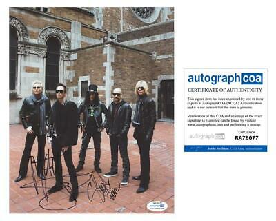 Velvet Revolver Slash Matt Sorum Autograph Signed 8x10 Photo Guns N ...