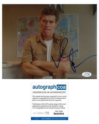 Willem Dafoe "The Florida Project" AUTOGRAPH Signed 'Bobby' 8x10 Photo ...