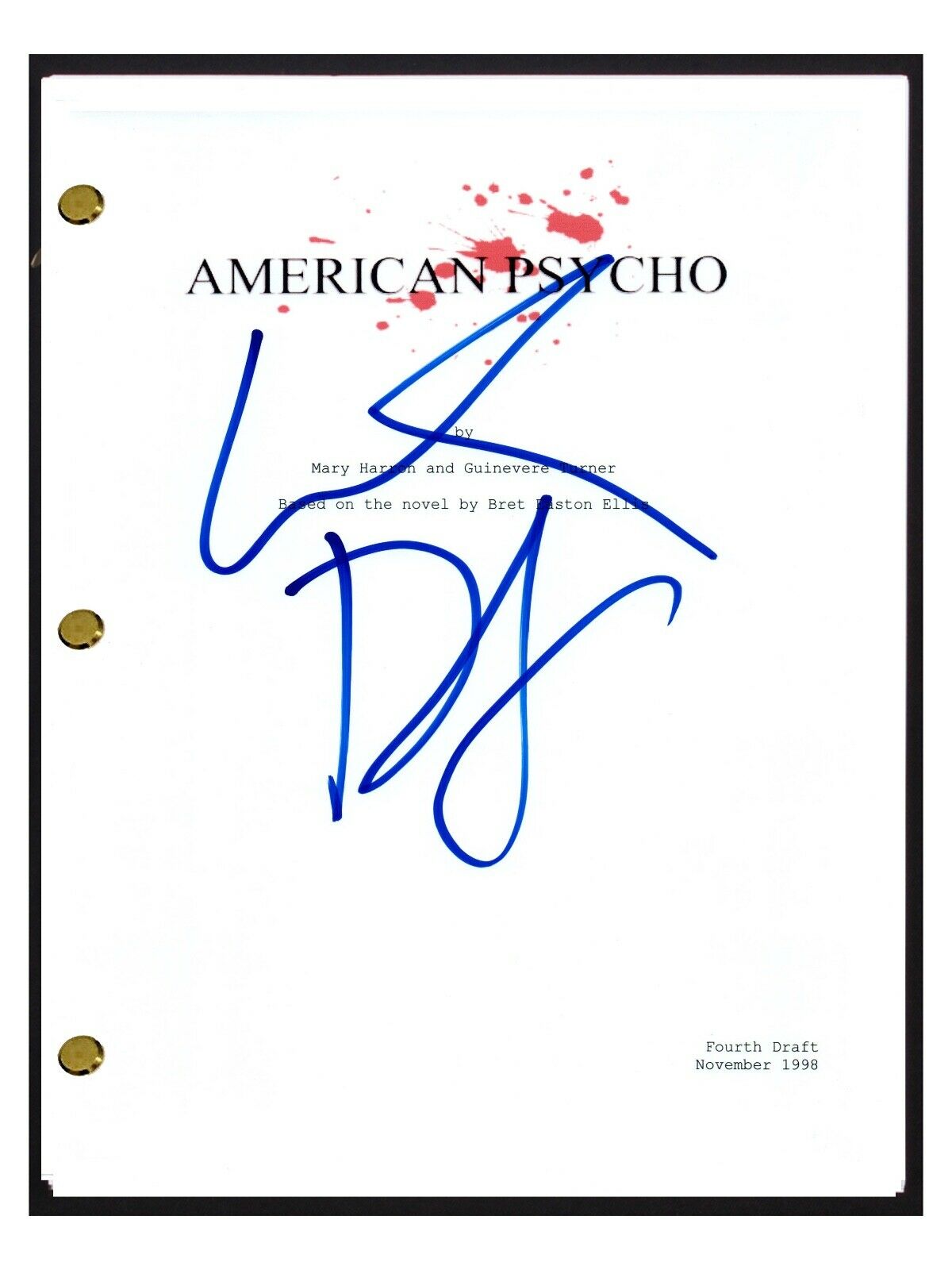 Willem Dafoe Signed Autographed AMERICAN PSYCHO Movie Script COA ...