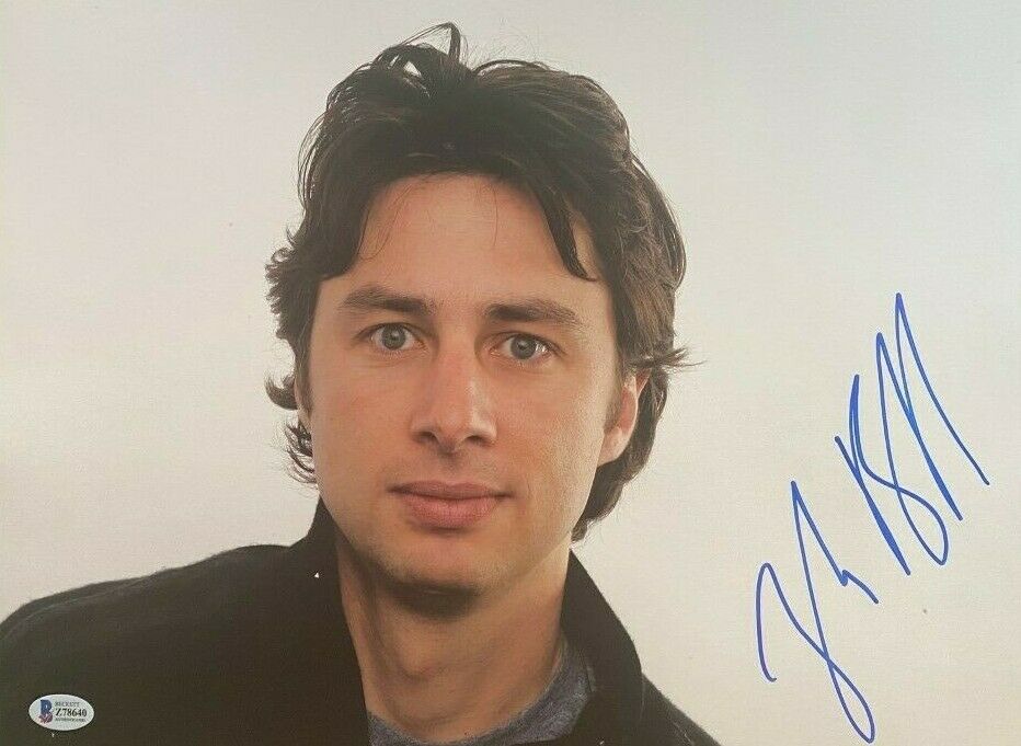 Zach Braff signed autographed 11x14 photo Scrubs Beckett Authenticated ...