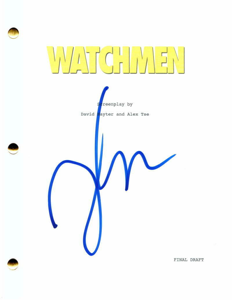ZACK SNYDER SIGNED AUTOGRAPH WATCHMEN FULL MOVIE SCRIPT - JUSTICE ...