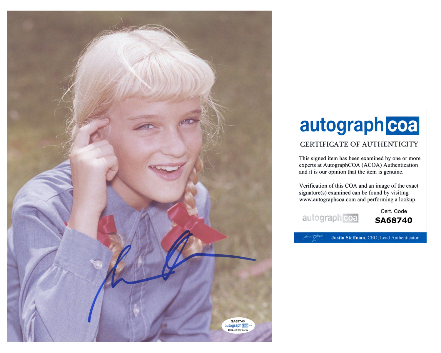 Susan Olsen Signed Autograph 8x10 Photo The Brady Bunch Actress ACOA ...