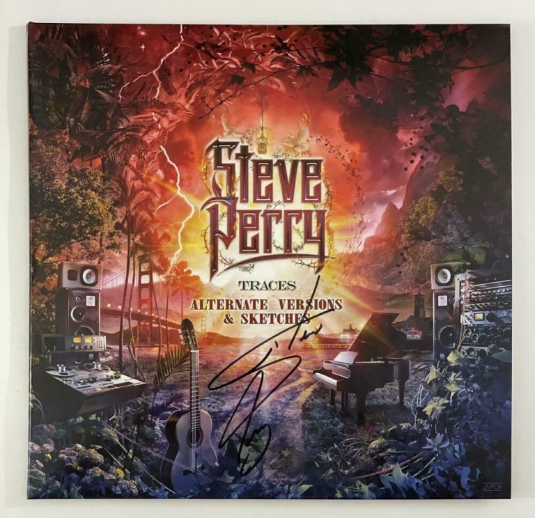 STEVE PERRY SIGNED AUTOGRAPH ALBUM VINYL RECORD TRACES - JOURNEY ICON ...