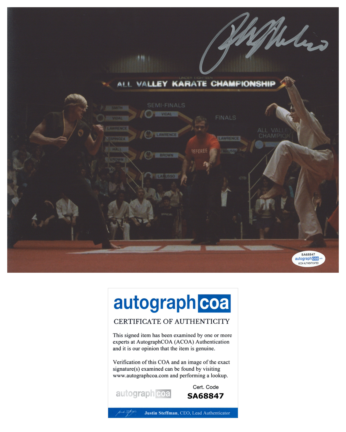 Ralph Macchio Signed Autographed 8x10 Photo The Karate Kid Cobra Kai ...