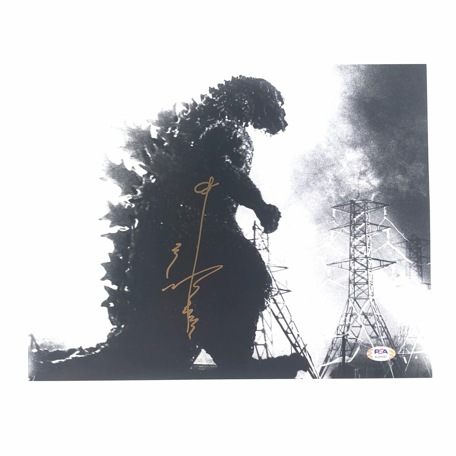 HARUO NAKAJIMA signed 11x14 photo PSA/DNA Autographed Godzilla ...