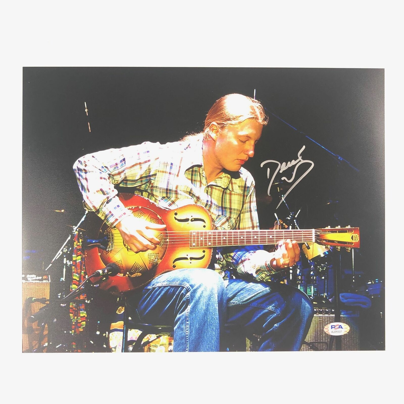 DEREK TRUCKS signed 11x14 photo PSA/DNA Autographed The Derek Trucks ...