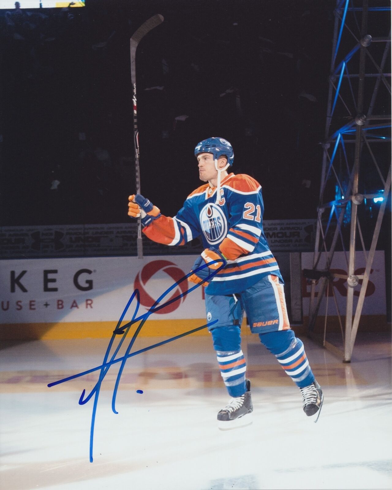 ANDREW FERENCE SIGNED EDMONTON OILERS 8X10 PHOTO | Autographia