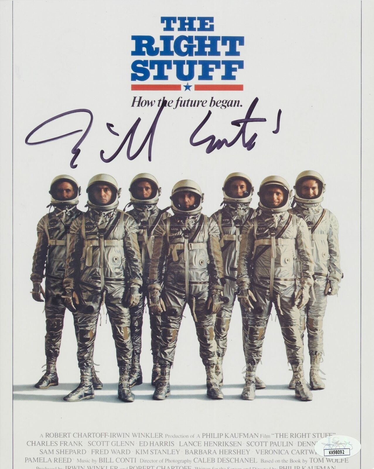 BILL CONTI SIGNED THE RIGHT STUFF 8X10 PHOTO JSA | Autographia