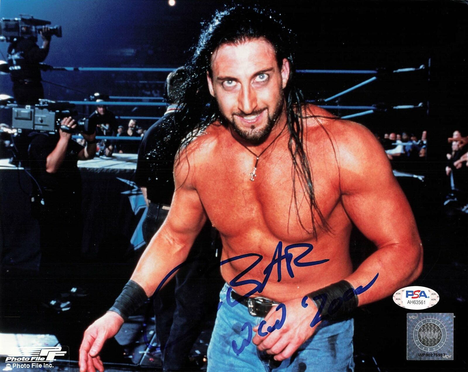 Crowbar Christopher Ford signed 8x10 photo PSA/DNA COA WWE Autographed ...