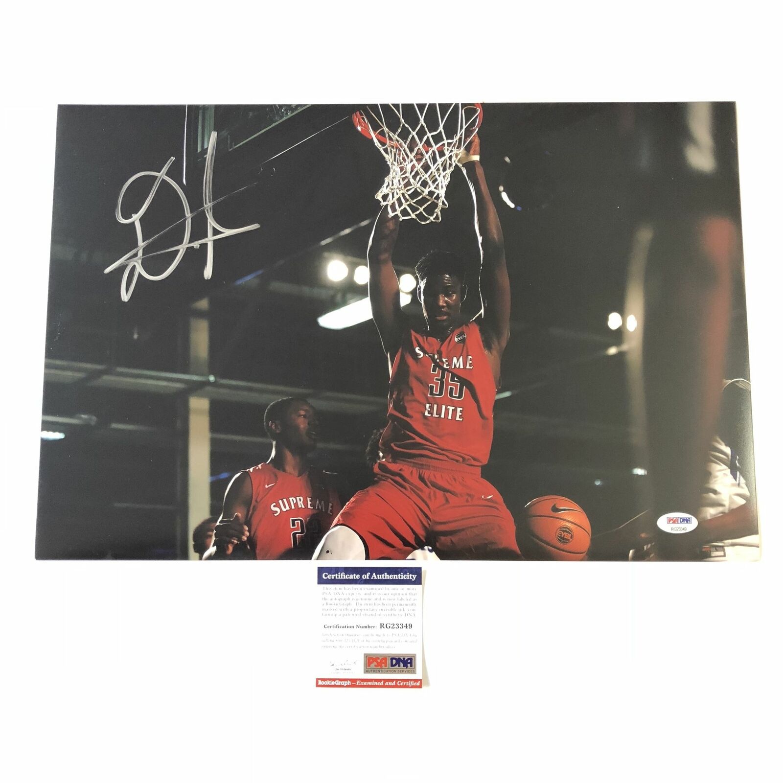 DeAndre Ayton signed 12x18 photo PSA/DNA Phoenix Suns Autographed | Autographia