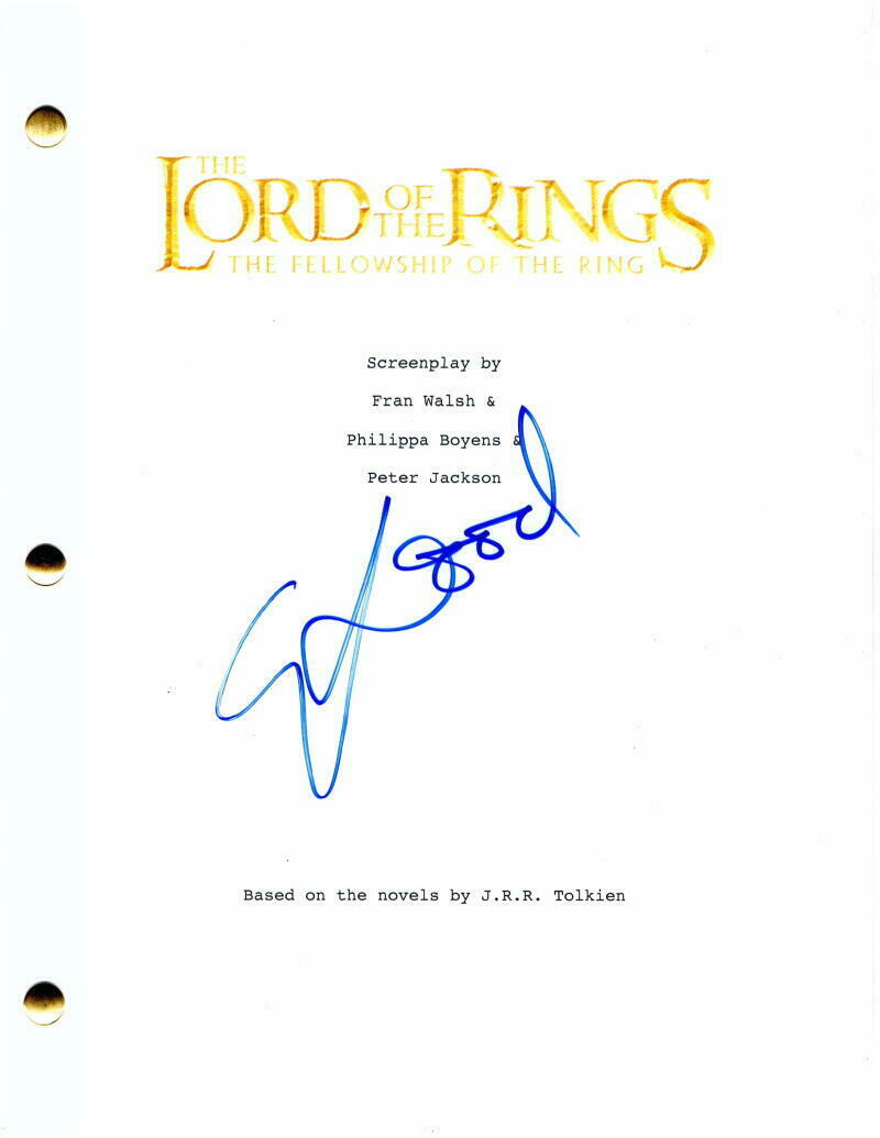 ELIJAH WOOD SIGNED AUTOGRAPH LORD OF THE RINGS: FELLOWSHIP THE RING ...