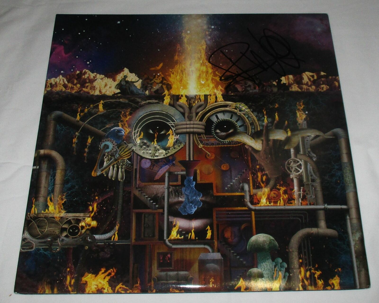 FLYING LOTUS SIGNED FLAMAGRA VINYL RECORD STEVEN ELLISON | Autographia FLYING LOTUS SIGNED FLAMAGRA VINYL RECORD STEVEN ELLISON | Autographia