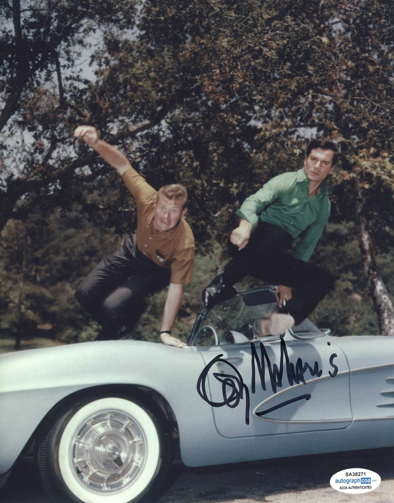GEORGE MAHARIS SIGNED ROUTE 66 8X10 PHOTO ACOA 3 | Autographia