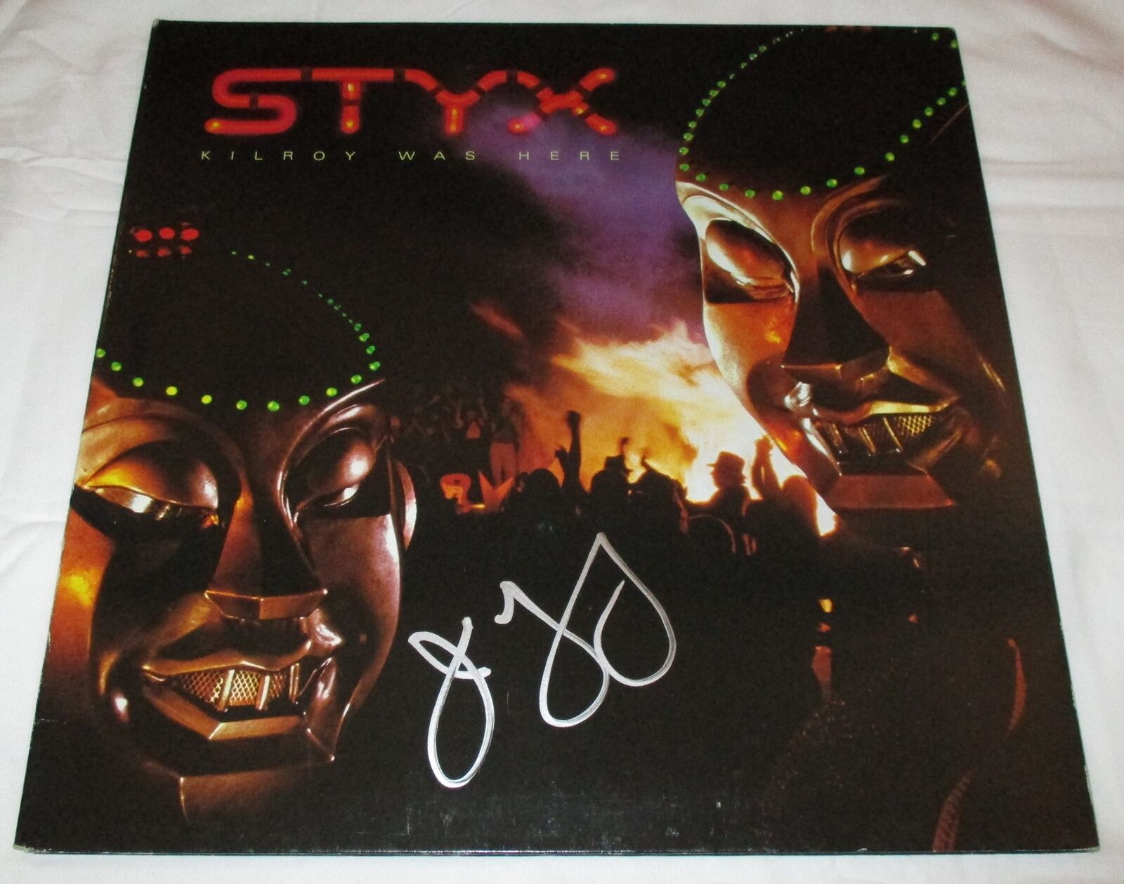 JAMES YOUNG SIGNED STYX KILROY WAS HERE VINYL RECORD | Autographia