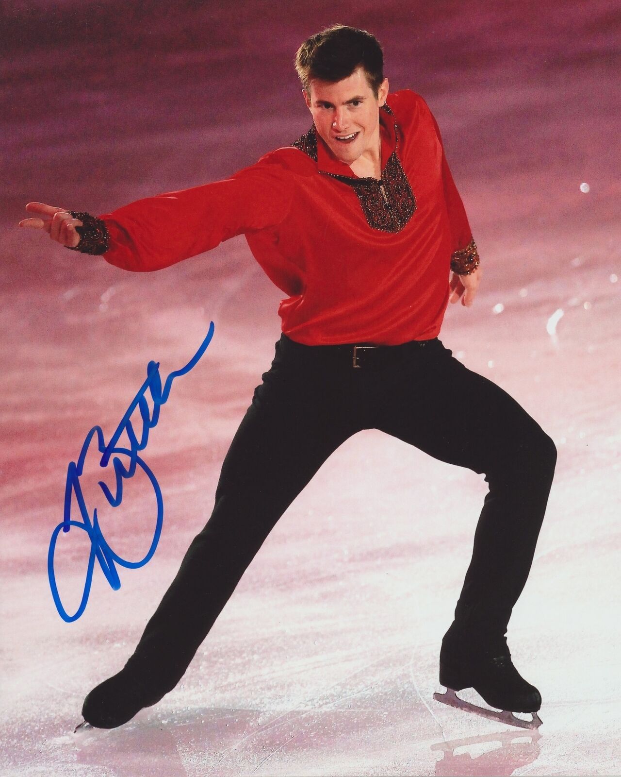JEFFREY BUTTLE SIGNED FIGURE SKATING 8X10 PHOTO 4 - Autographia