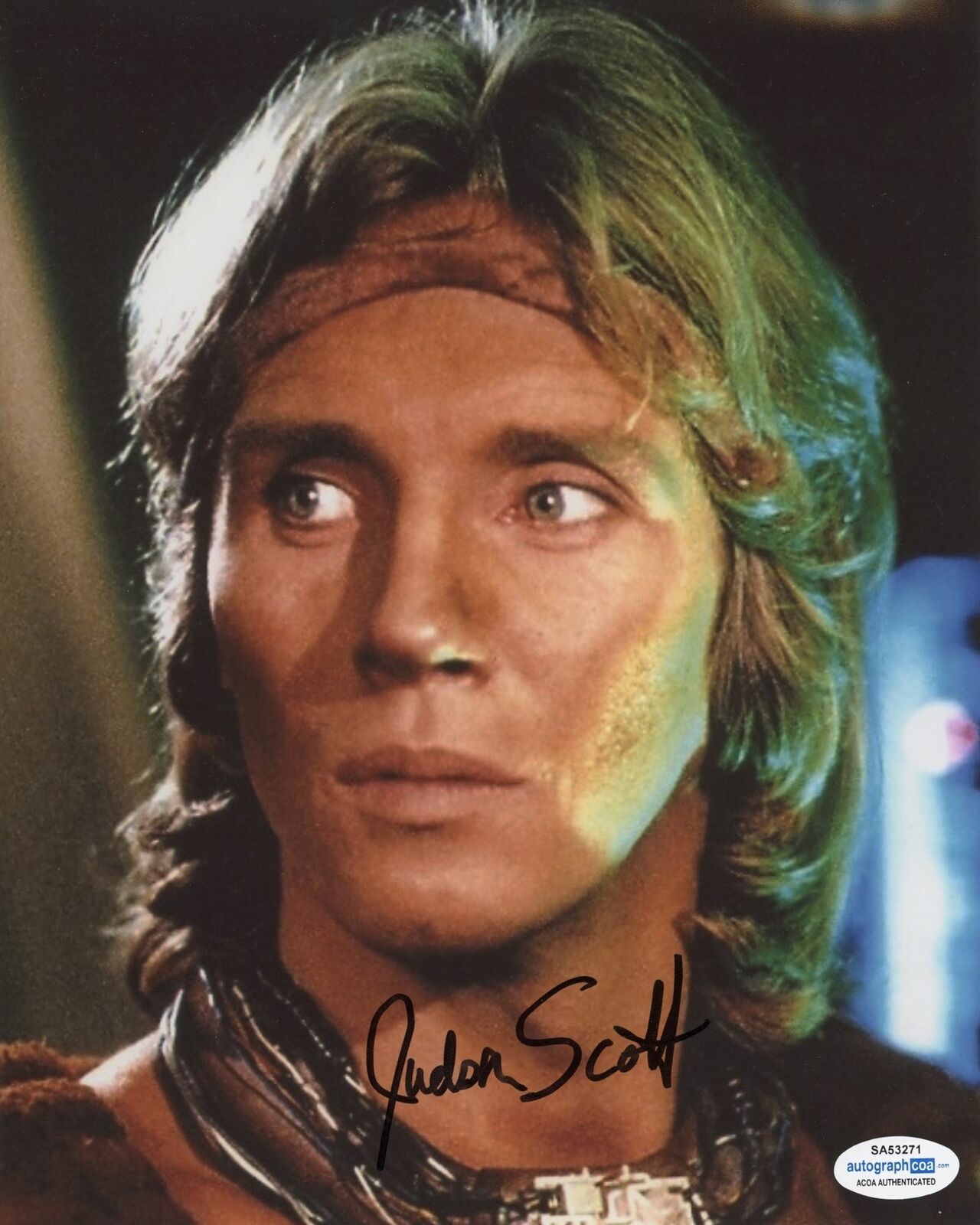 JUDSON SCOTT SIGNED STAR TREK: THE WRATH OF KHAN 8X10 PHOTO 2 ACOA ...