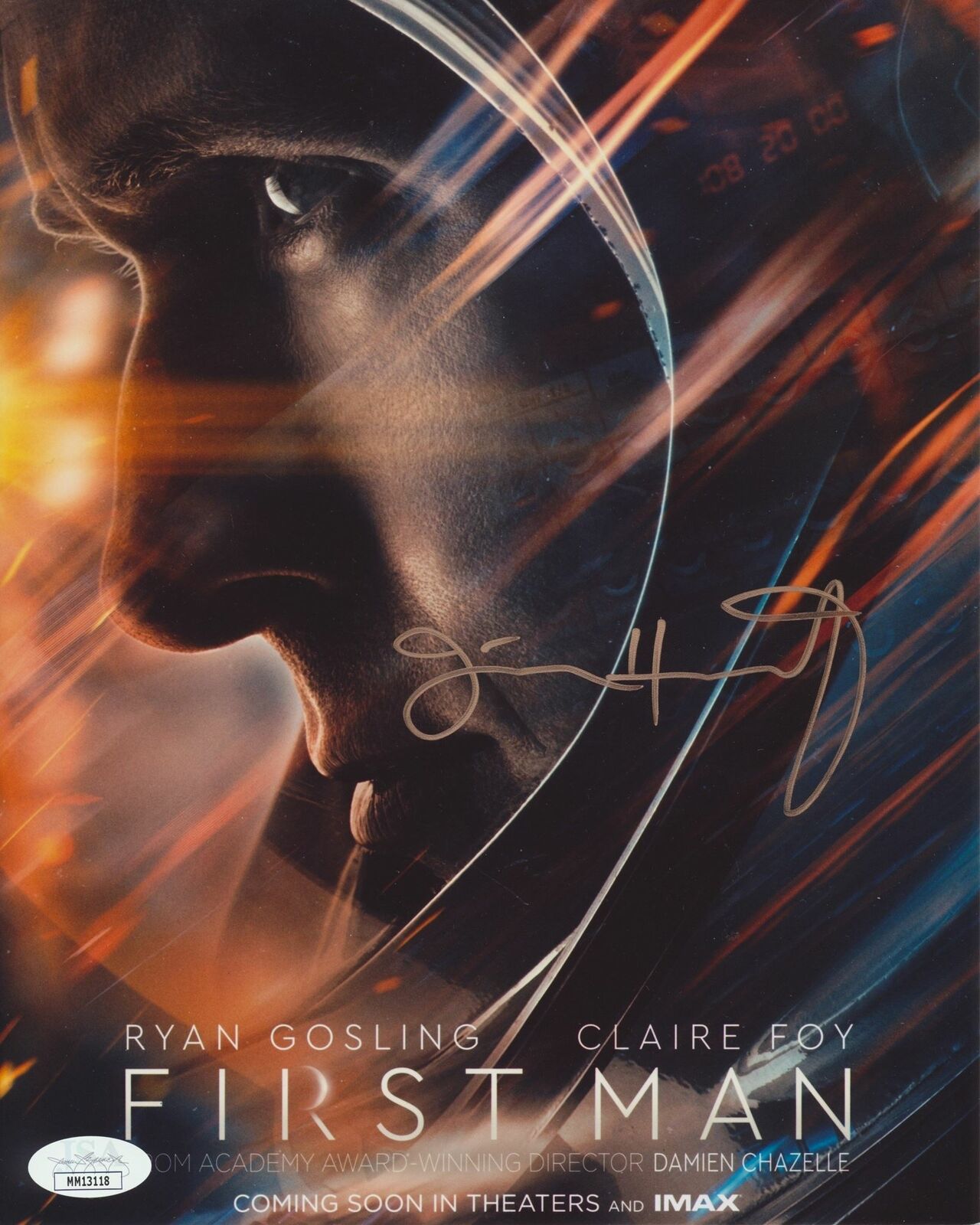 JUSTIN HURWITZ SIGNED FIRST MAN 8X10 PHOTO JSA | Autographia