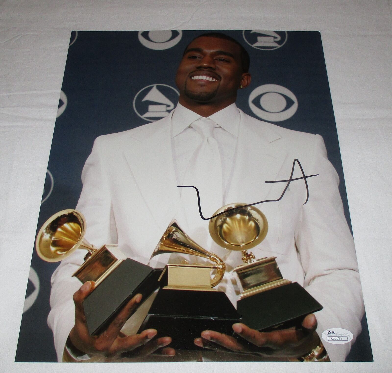 KANYE WEST SIGNED 11X14 PHOTO JSA | Autographia
