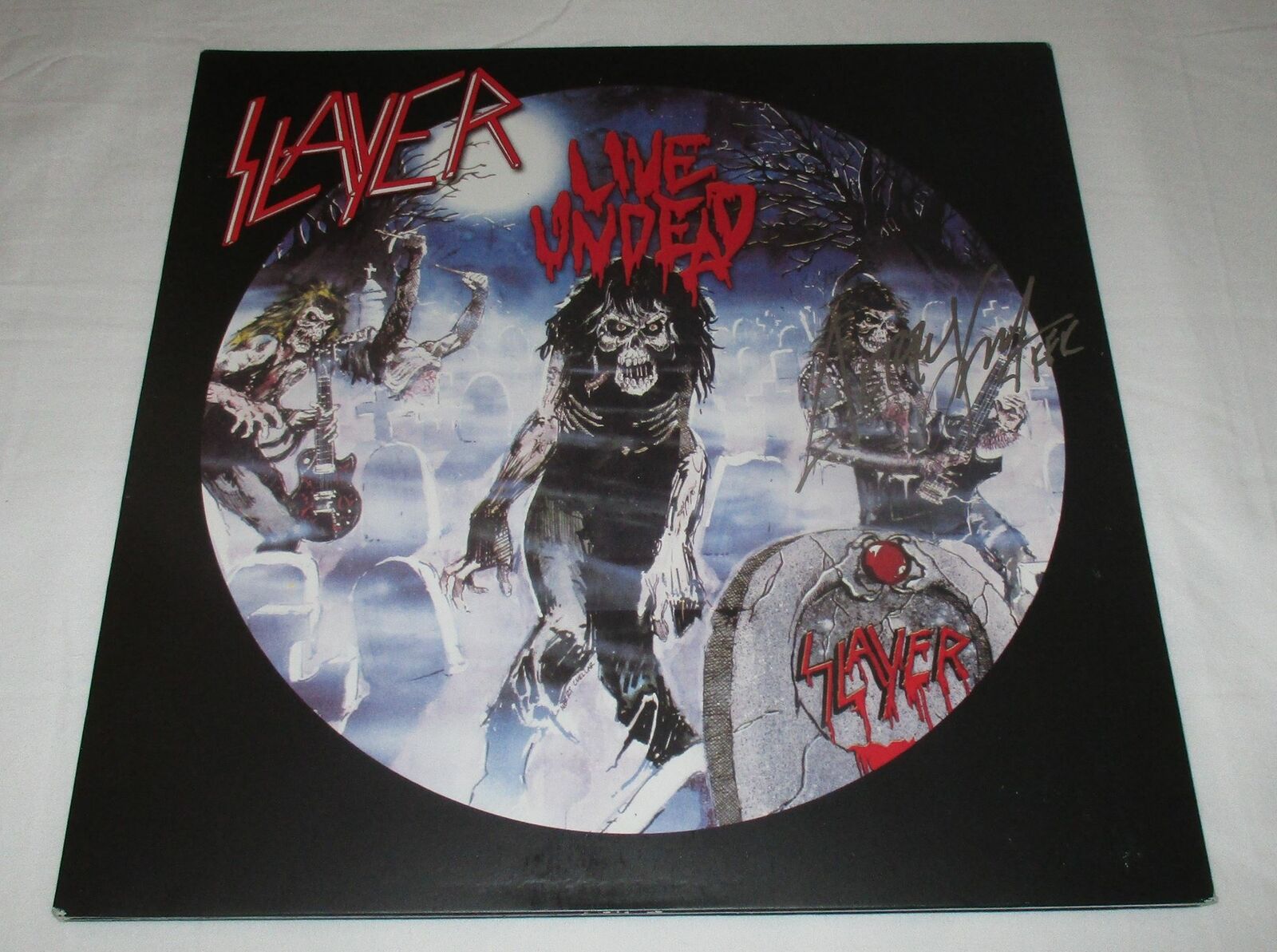 KERRY KING SIGNED SLAYER LIVE UNDEAD VINYL RECORD | Autographia