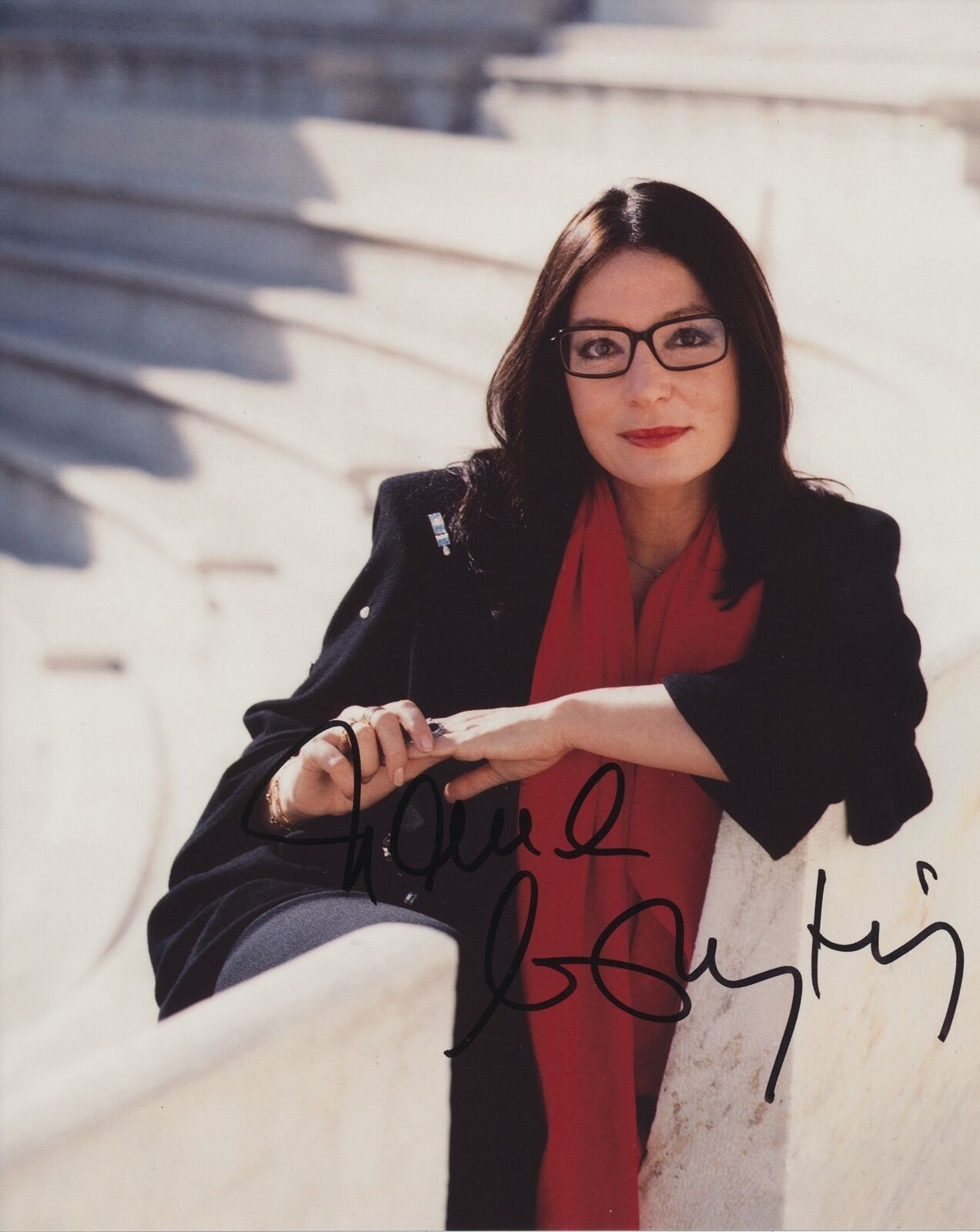 Nana Mouskouri Autograph Inperson Signed Photograph