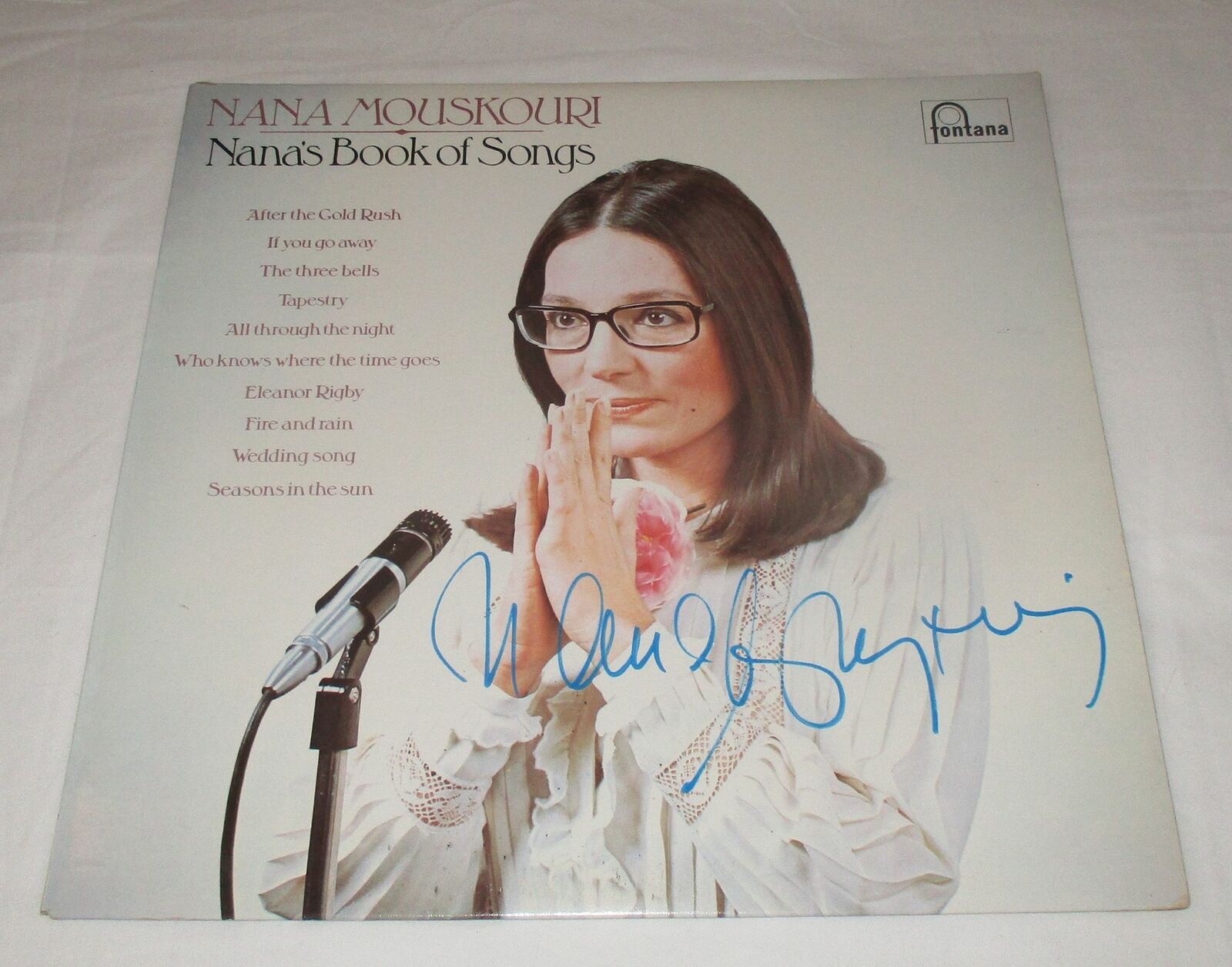Nana Mouskouri Autograph Inperson Signed Photograph