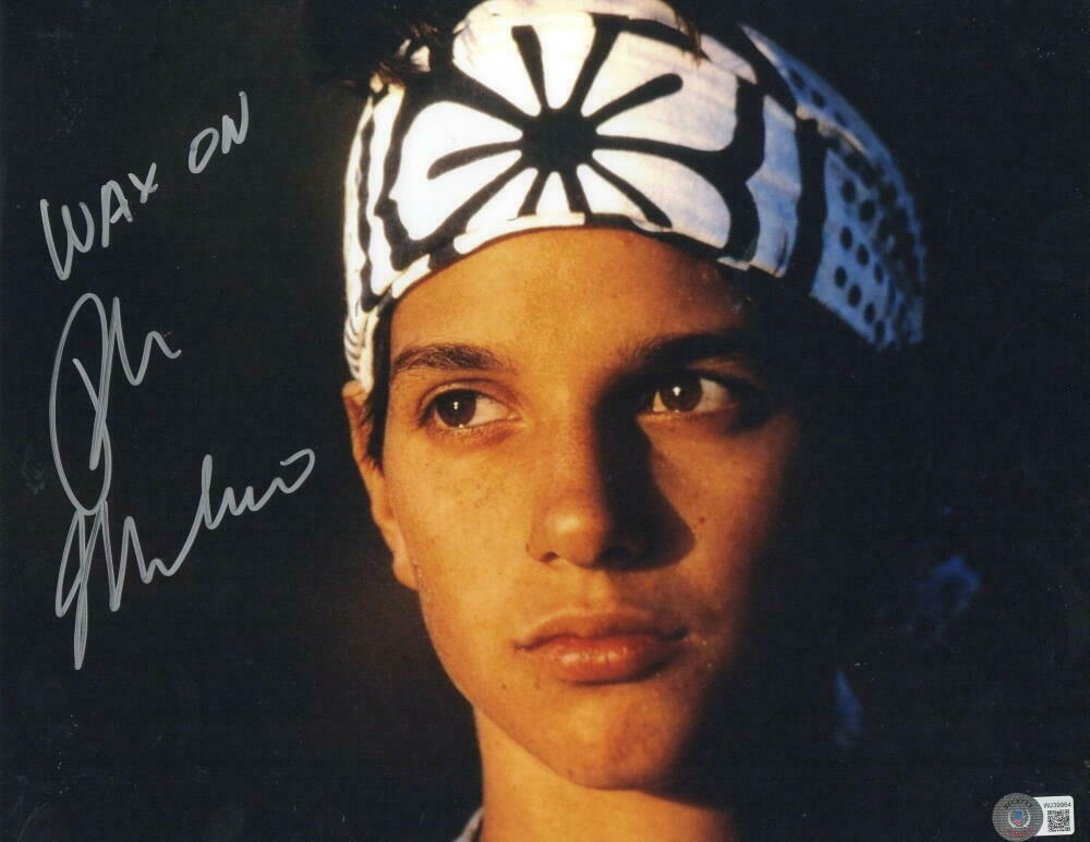 RALPH MACCHIO SIGNED 11X14 PHOTO THE KARATE KID COBRA KAI AUTOGRAPH ...