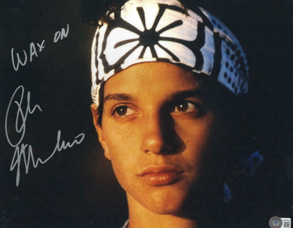 RALPH MACCHIO SIGNED 11X14 PHOTO THE KARATE KID COBRA KAI AUTOGRAPH ...