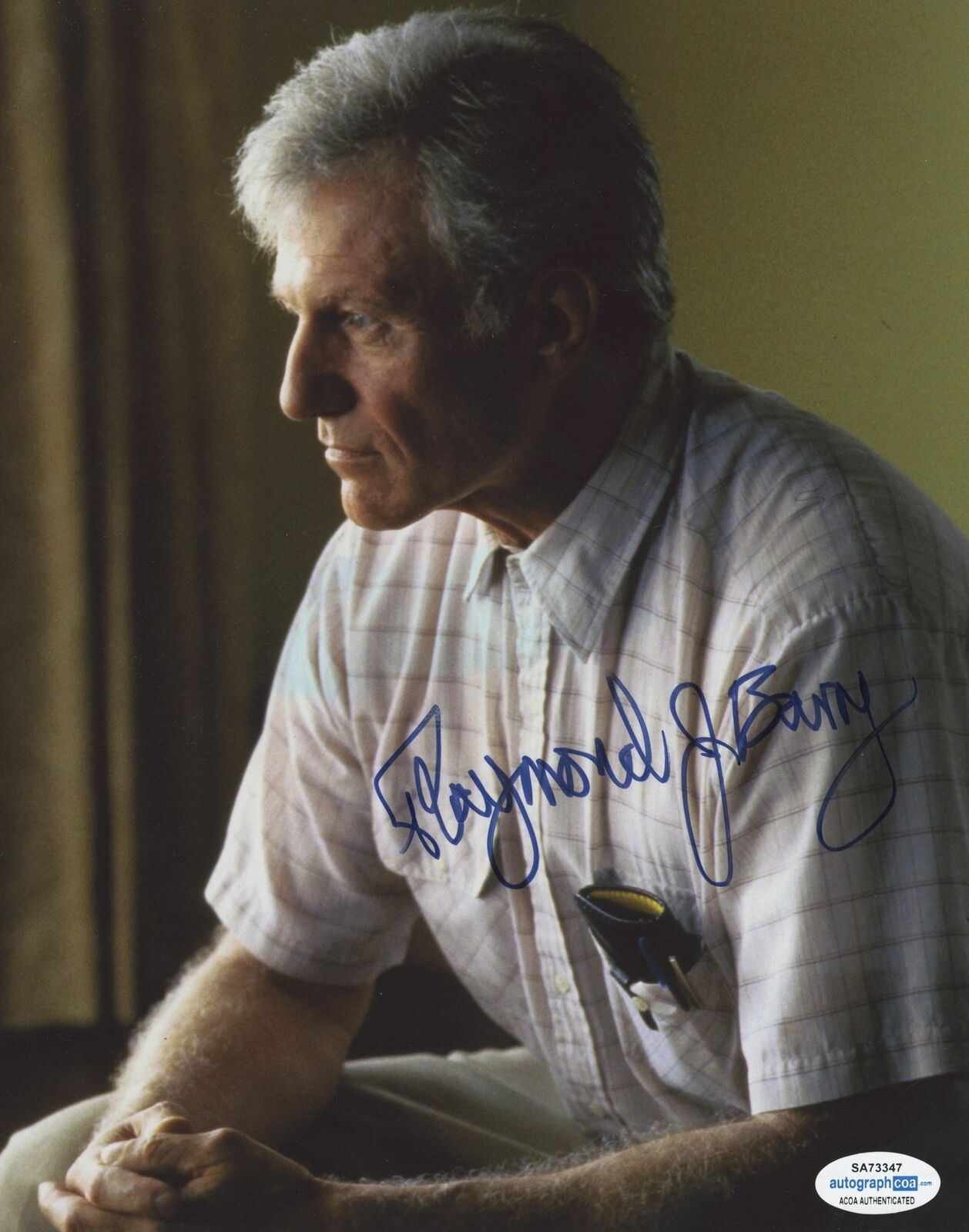 RAYMOND J. BARRY SIGNED DEAD MAN WALKING 8X10 PHOTO ACOA | Autographia