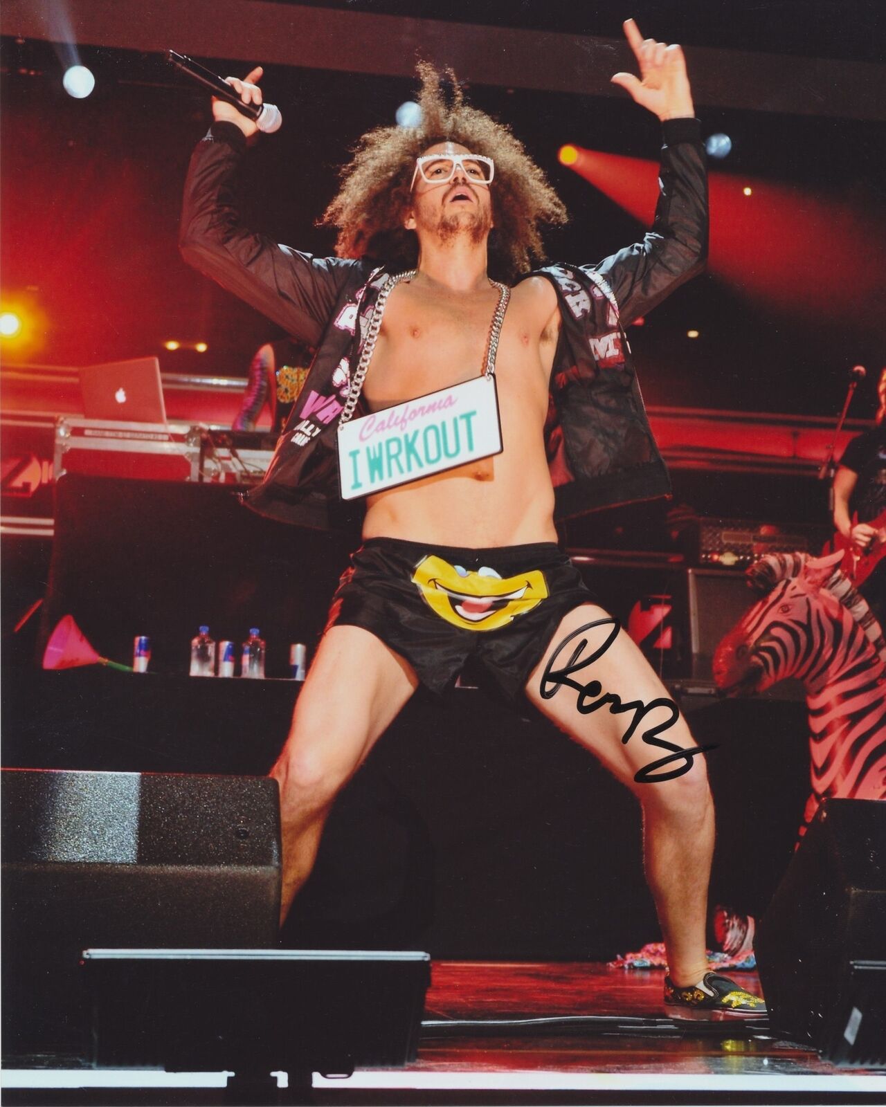 REDFOO SIGNED LMFAO 8X10 PHOTO | Autographia