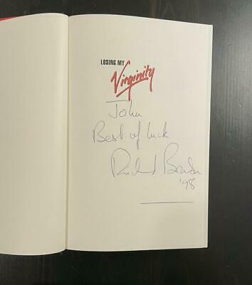 RICHARD BRANSON SIGNED AUTOGRAPH "LOSING MY VIRGINITY" BOOK - VIRGIN ...
