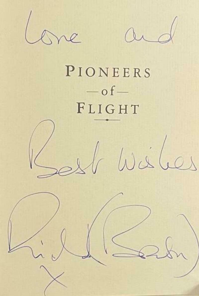 RICHARD BRANSON SIGNED AUTOGRAPH CUT - VIRGIN GALACTIC SPACE TRAVELER ...
