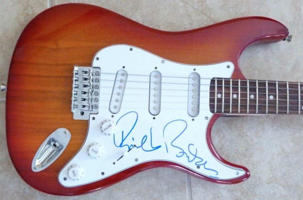 RICHARD BRANSON SIGNED AUTOGRAPH FENDER ELECTRIC GUITAR - VIRGIN ...