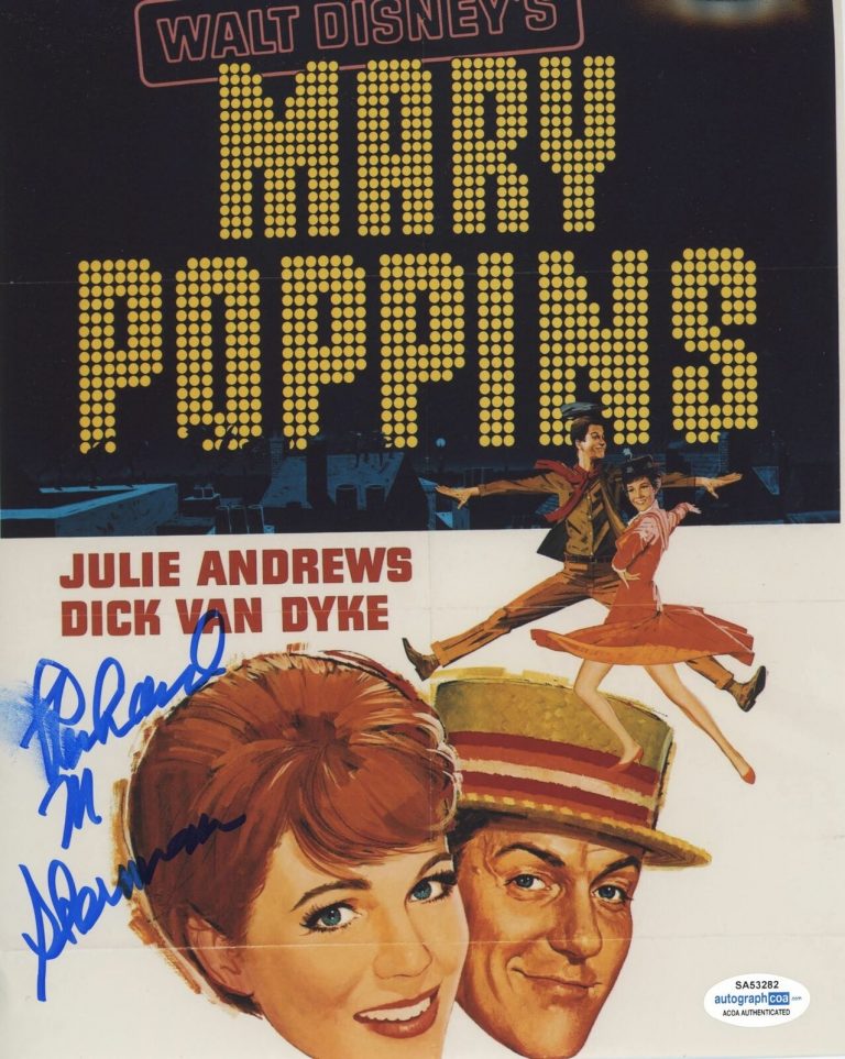 RICHARD M. SHERMAN SIGNED MARY POPPINS 8X10 PHOTO ACOA | Autographia