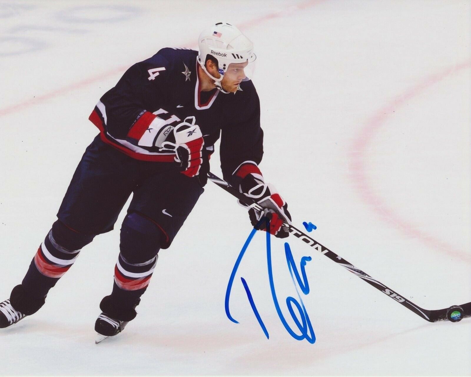 TIM GLEASON SIGNED TEAM USA 8X10 PHOTO | Autographia