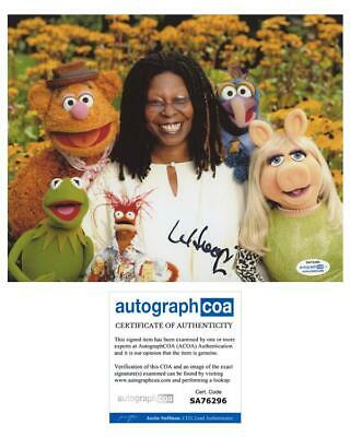 Whoopi Goldberg "The Muppets" AUTOGRAPH Signed 8x10 Photo ACOA ...