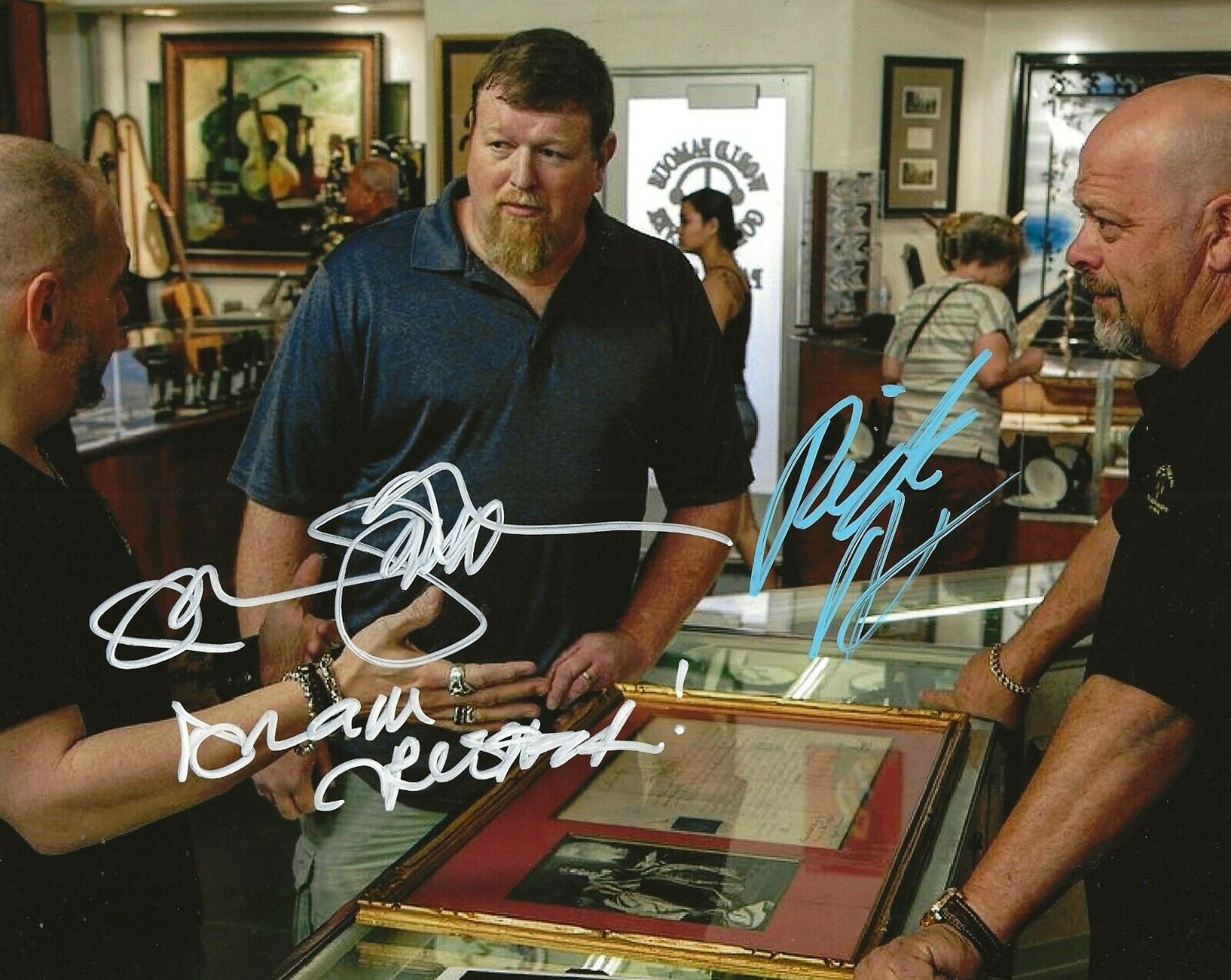 Rick Harrison & Steve Grad signed Pawn Stars 8x10 photo autographed ...