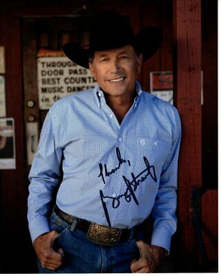 GEORGE STRAIT signed autographed 8x10 photo | Autographia