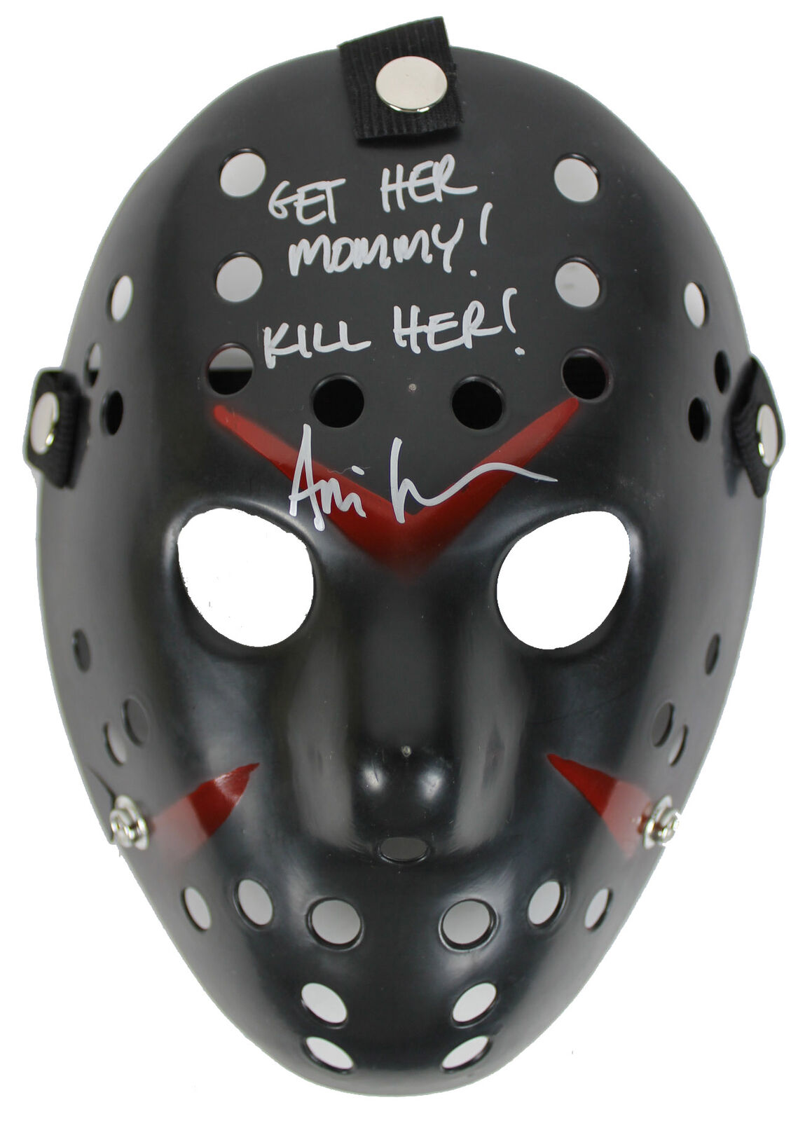 Ari Lehman Friday The 13th Get Her Mommy! Kill Her! Signed Black Jason ...