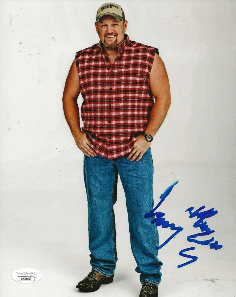 Larry the Cable Guy Actor Comedian signed 8x10 photo autographed JSA ...