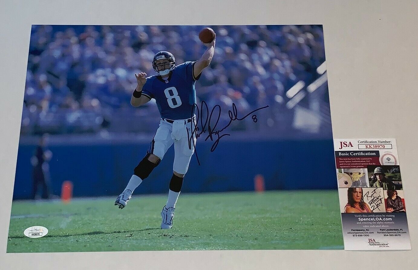 Mark Brunell signed Jacksonville Jaguars 11x14 photo autographed JSA ...