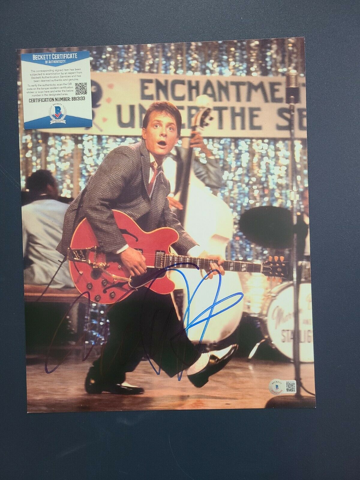 MICHAEL J. FOX signed 11x14 BACK TO THE FUTURE MARTY MCFLY photo ...