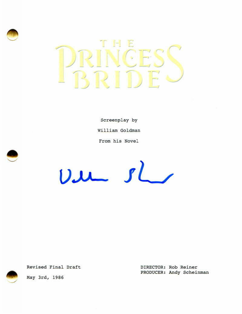 WALLACE SHAWN SIGNED AUTOGRAPH THE PRINCESS BRIDE FULL MOVIE SCRIPT ...