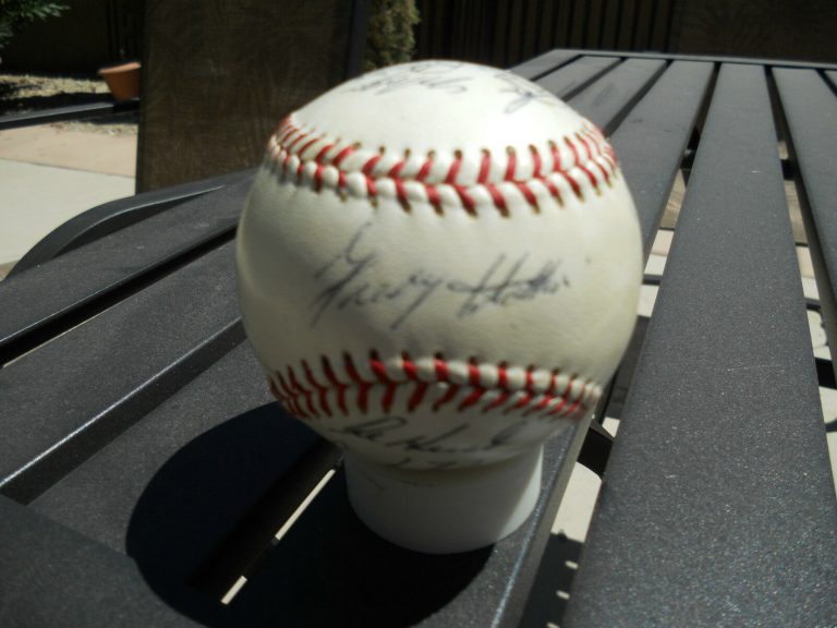 1966 Houston Astros Team Signed Ball Baseball Nelson Fox PSA Certified ...