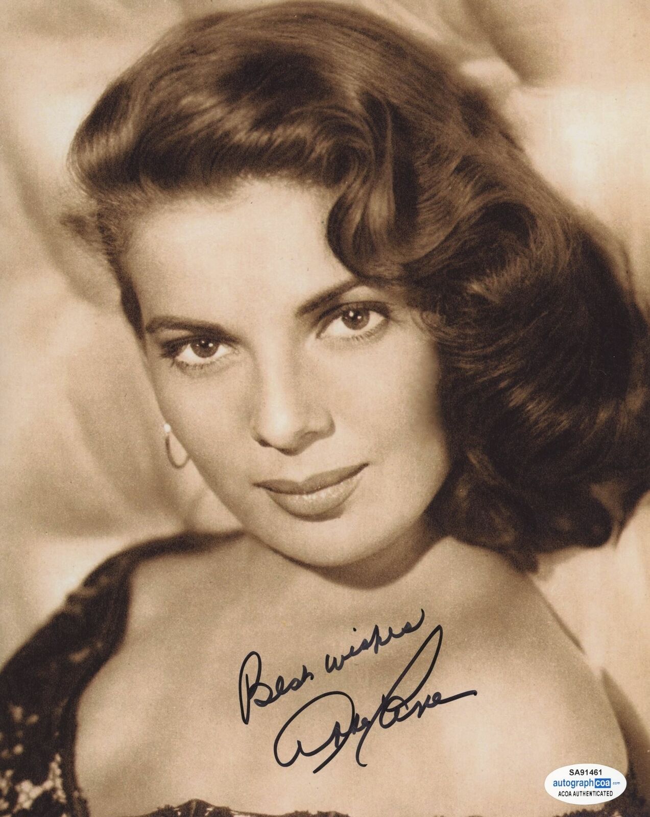 ABBE LANE SIGNED 8X10 PHOTO ACOA | Autographia