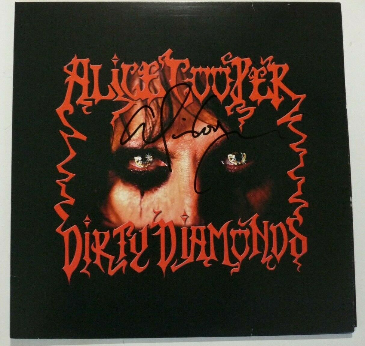 Alice Cooper Dirty Diamonds Signed Autographed LP Album Record BAS ...
