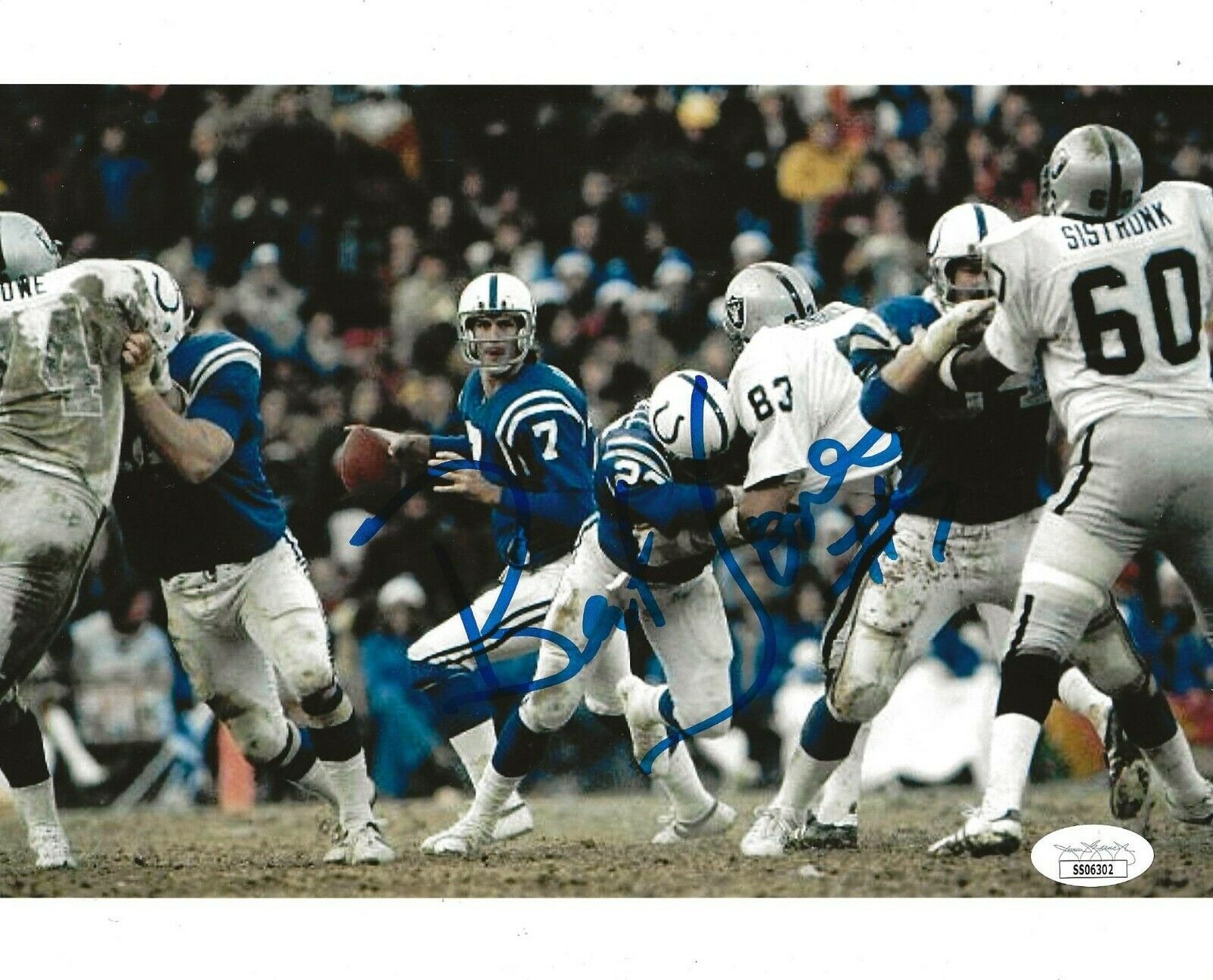 Bert Jones signed Baltimore Colts 8x10 photo autographed 3 JSA | Autographia